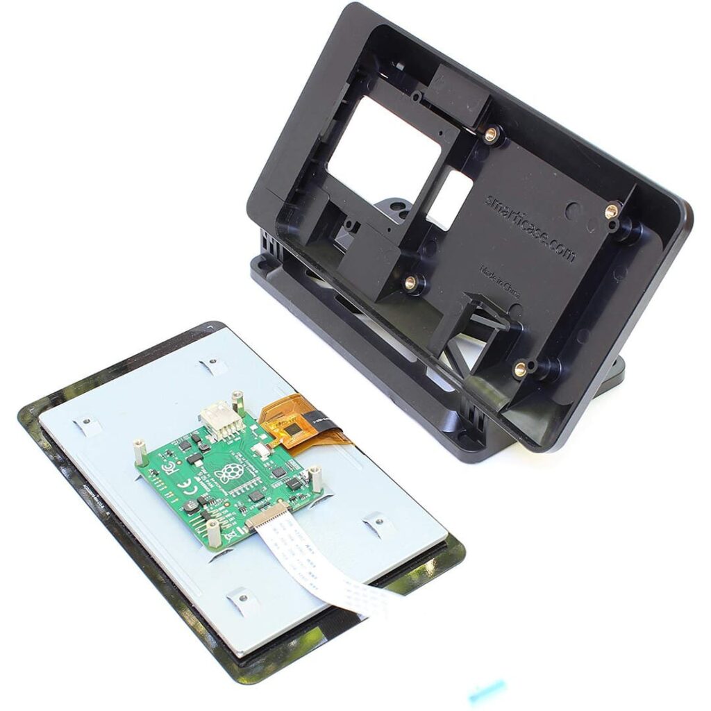 SmartiPi Touch 1 - Case para pantalla oficial Raspberry Pi - The Pi Box