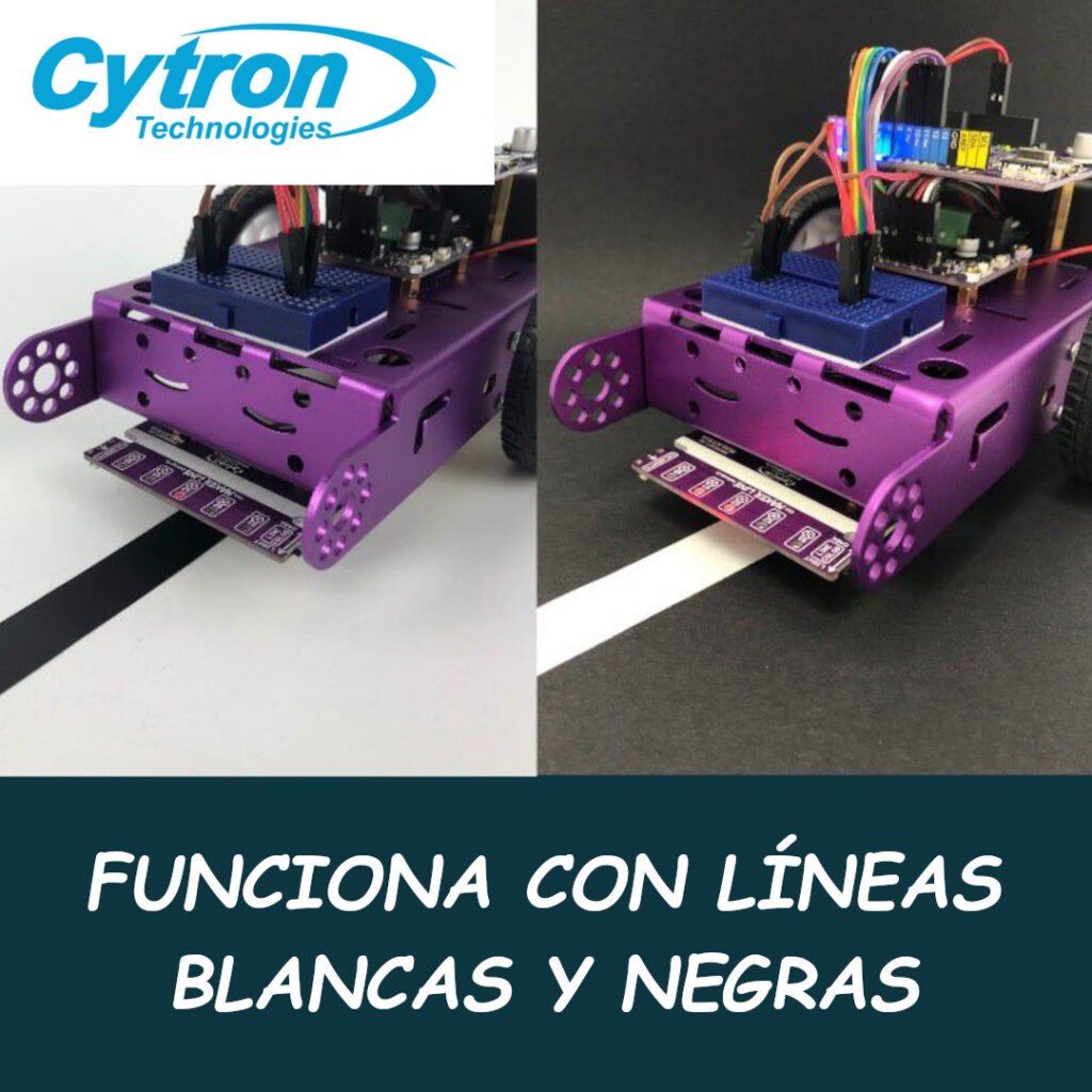 Maker Line - Sensor para seguidor de línea - The Pi Box