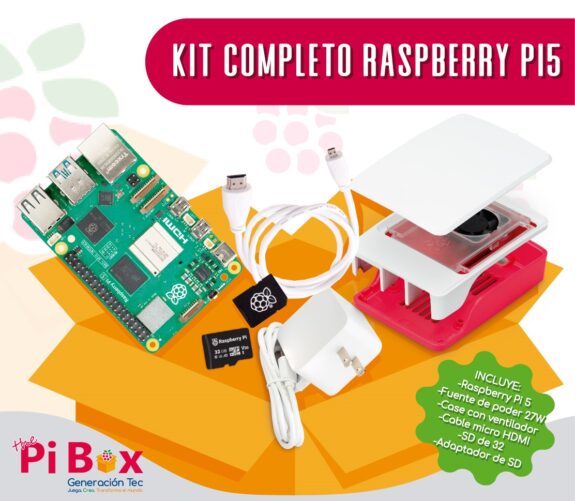 Raspberry Pi 5 - Kit todo oficial - The Pi Box